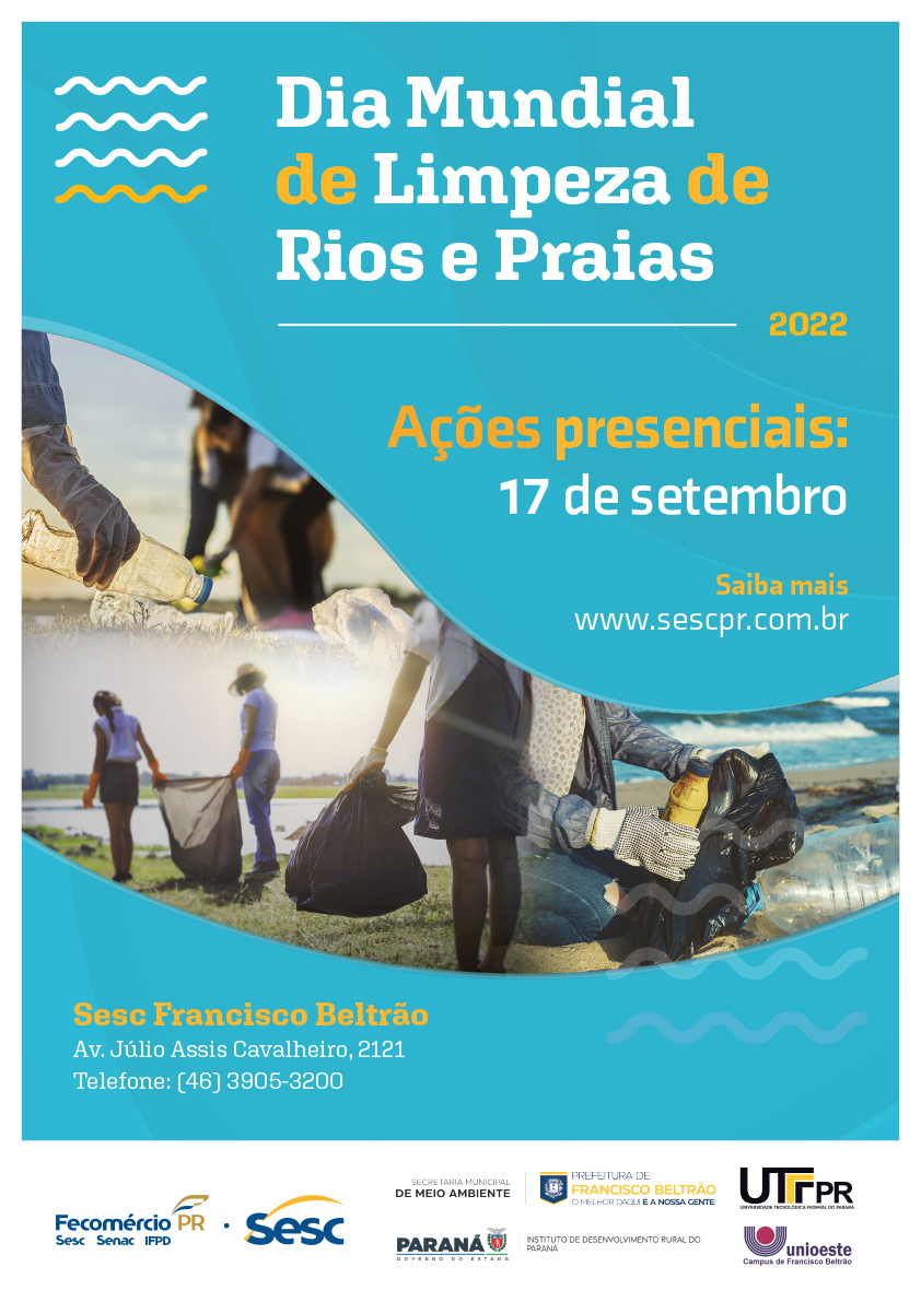 Dia Mundial De Limpeza De Rios E Praias Sesc Paraná